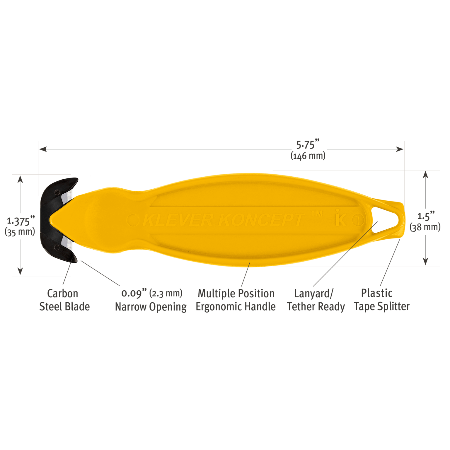 Klever Koncept Safety Knife KCJ-2